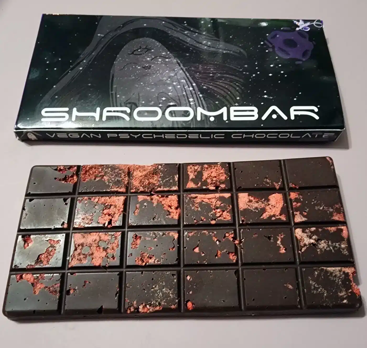 The Strawberry Shroom Bar By Happy Fungus - 5 To 10 Grams